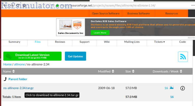 Implementation of Ns2 Simulator in Windows 10
